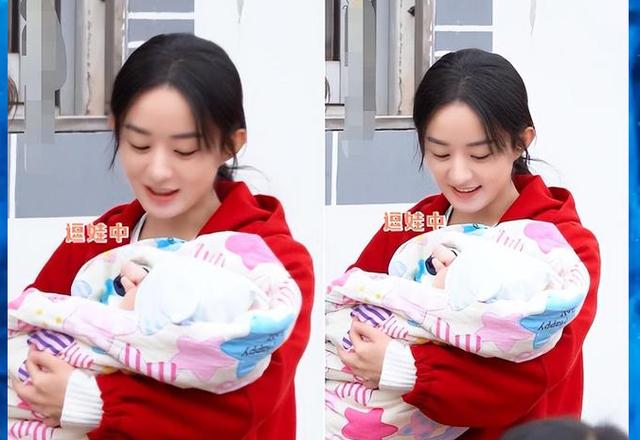 Zhao Liying's new drama with a baby was praised, and the light in her ...