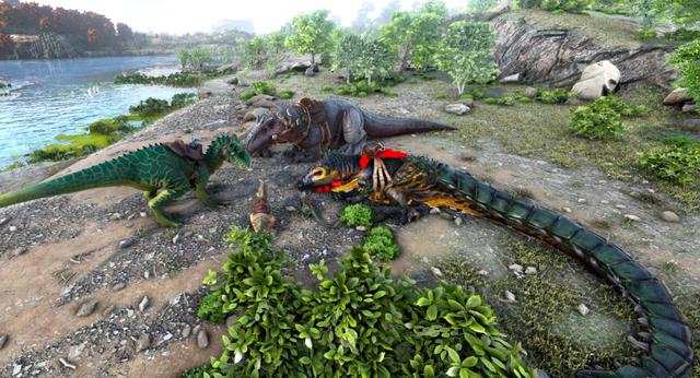 The four tool beasts of "Ark Survival Evolved", after taming, players ...