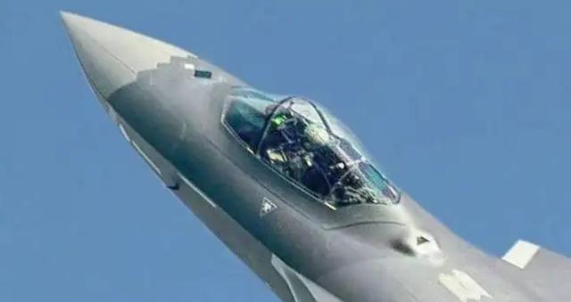 The J-20 cockpit is equipped with a diffractive display screen and has ...