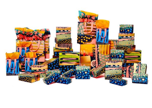 Artistic packaging design with painted elements - iMedia