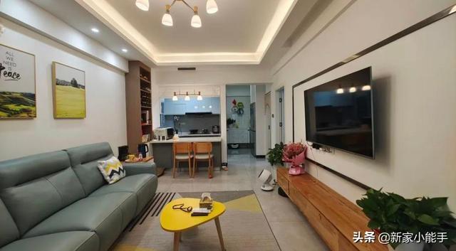 The 63-square-meter new house is full of life, with an open kitchen and ...