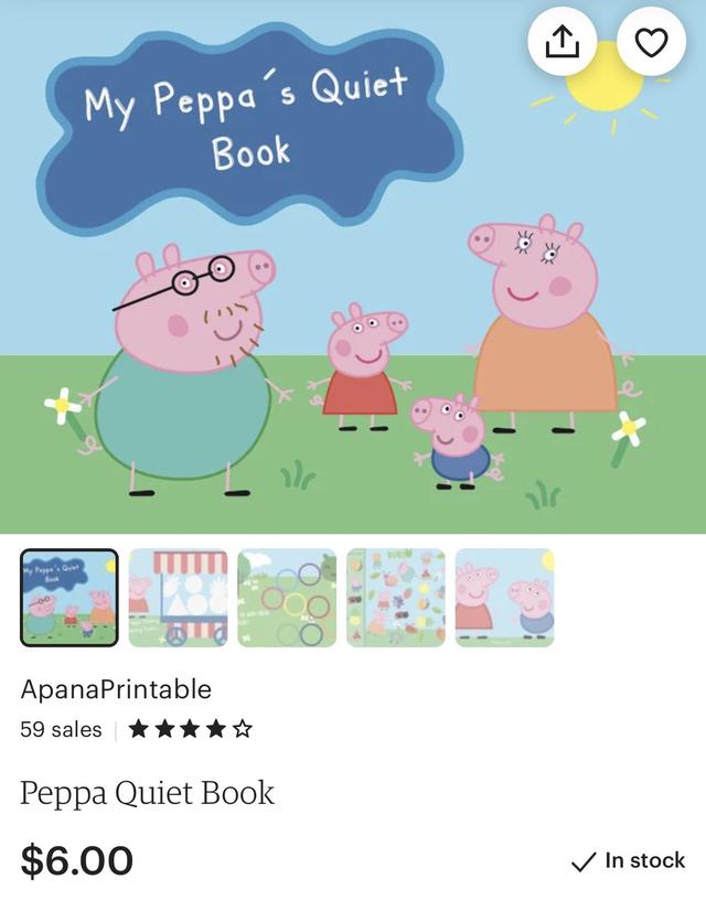 Classic Peppa Pig Quiet Interactive Book 2 - iMedia