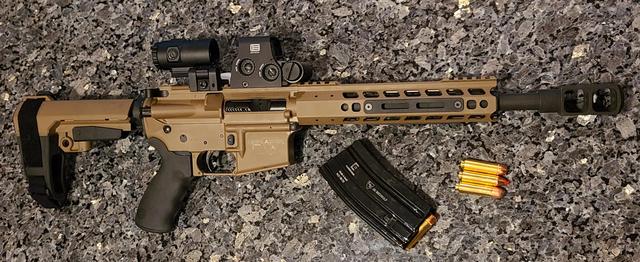 Highlander pistol: fires 12.7mm caliber bullets, has a 12-inch barrel ...