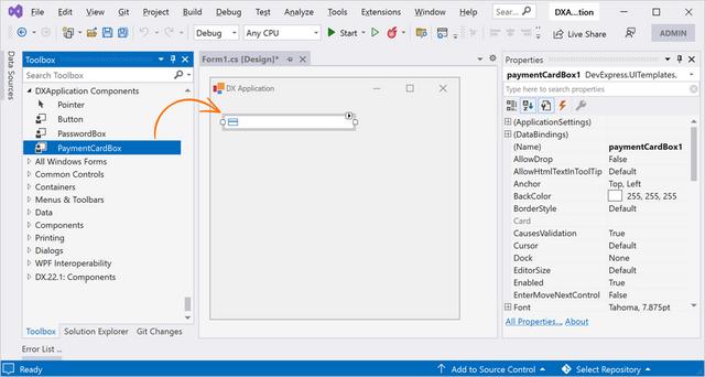 How to use the UI template that comes with DevExpress WinForms ...