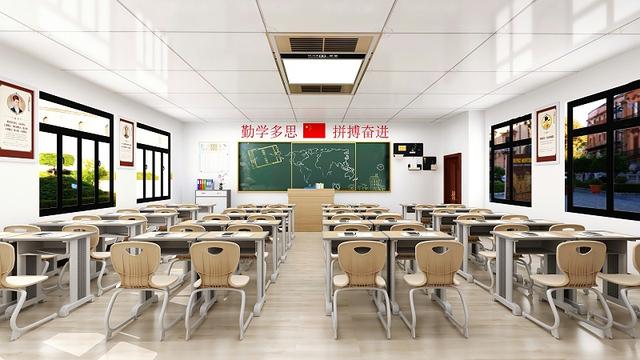 What is the appropriate distance between desks and chairs in the ...