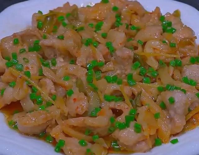 Although steamed pork with mustard greens is very common, it is really ...