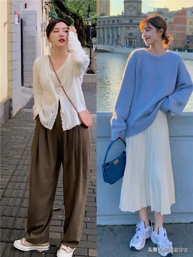 This year, there is a popular way of wearing, called "upper width and ...