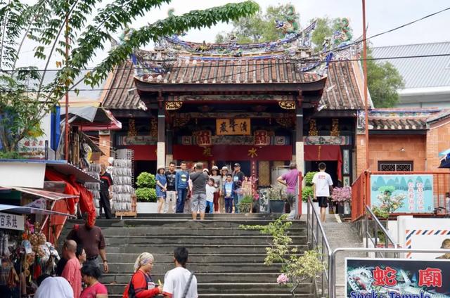 There is a snake temple in Penang, Malaysia. The temple is full of ...