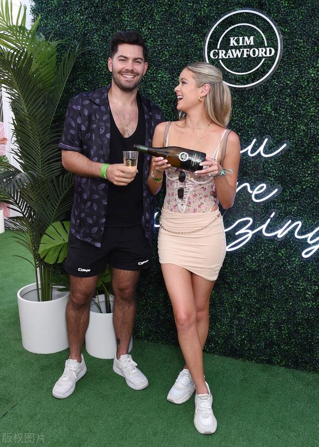 Universal beauty Hannah Godwin and husband Dylan Barber appeared at Coachella Music Festival ...