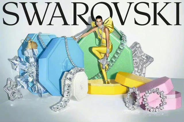 Swarovski collaborates with Bella Hadid again in advertising campaign ...