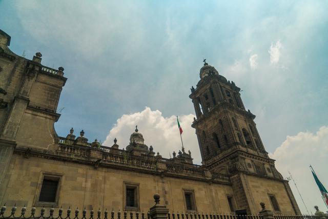 Ruins of the largest Catholic church and Aztec temple in South America ...