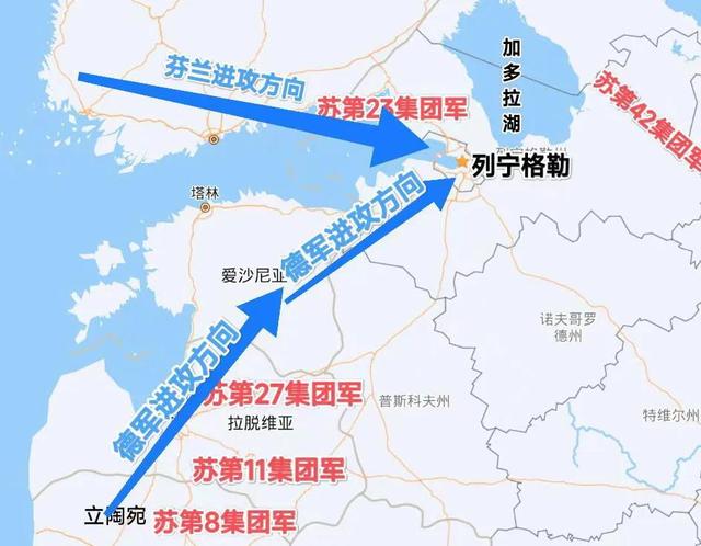 In the Battle of Leningrad, the Soviet army was trapped for more than ...