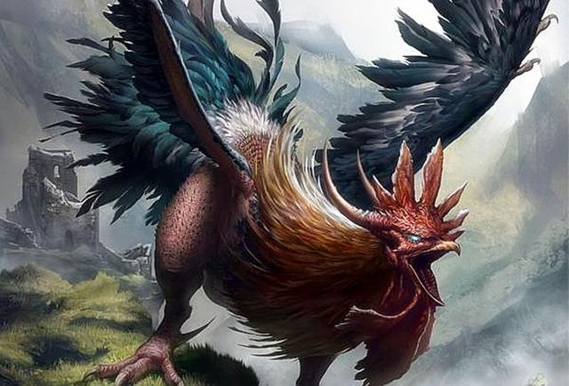 Mythical Creature Encyclopedia - Chicken Snake Beast Spreading ...