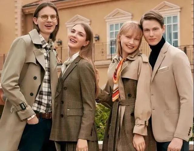 British retro style must be worn in autumn and winter, classic fashion ...