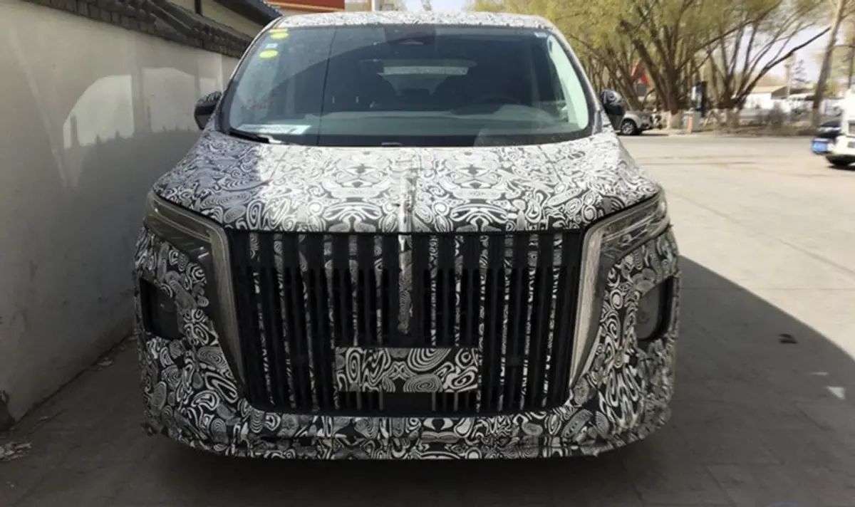 "More fragrant" than Alpha?Hongqi MPV spy photos exposed, or will be ...