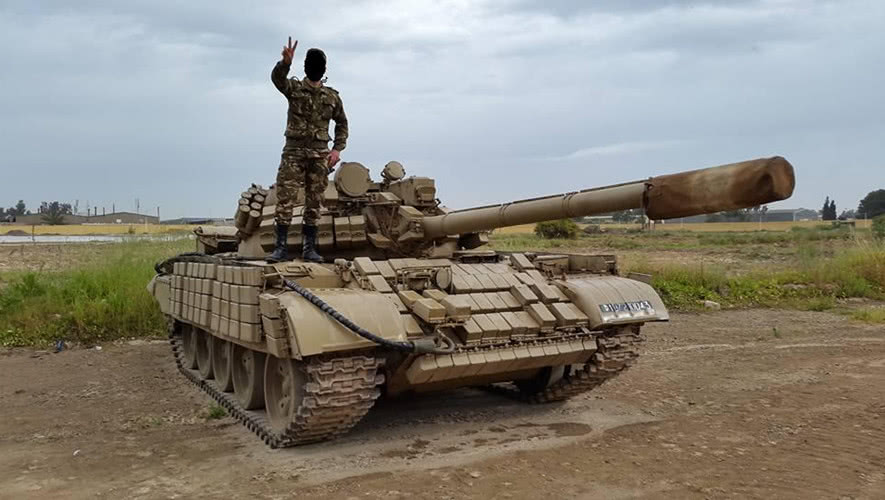 Russian bomb disposal movie desert past - Syrian T55AMV main battle ...