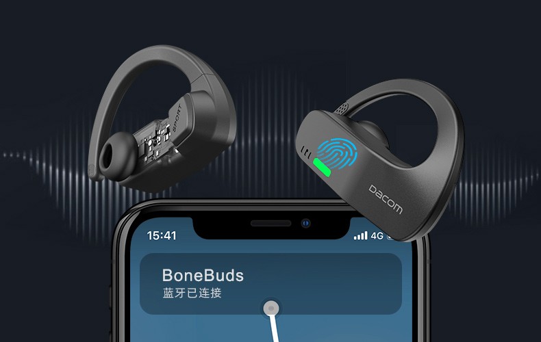 Dacom全球首款真无线骨传导蓝牙耳机BoneBuds首发 -6park.com