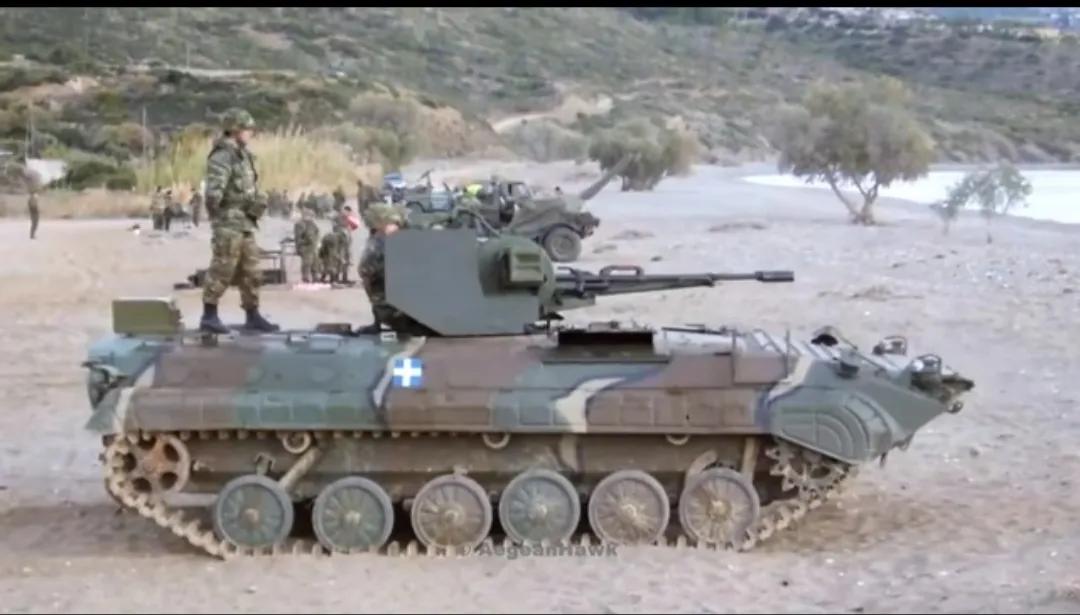 Asking for hardship: olive oil country BMP-1A1 OST aids Ukraine - iNEWS