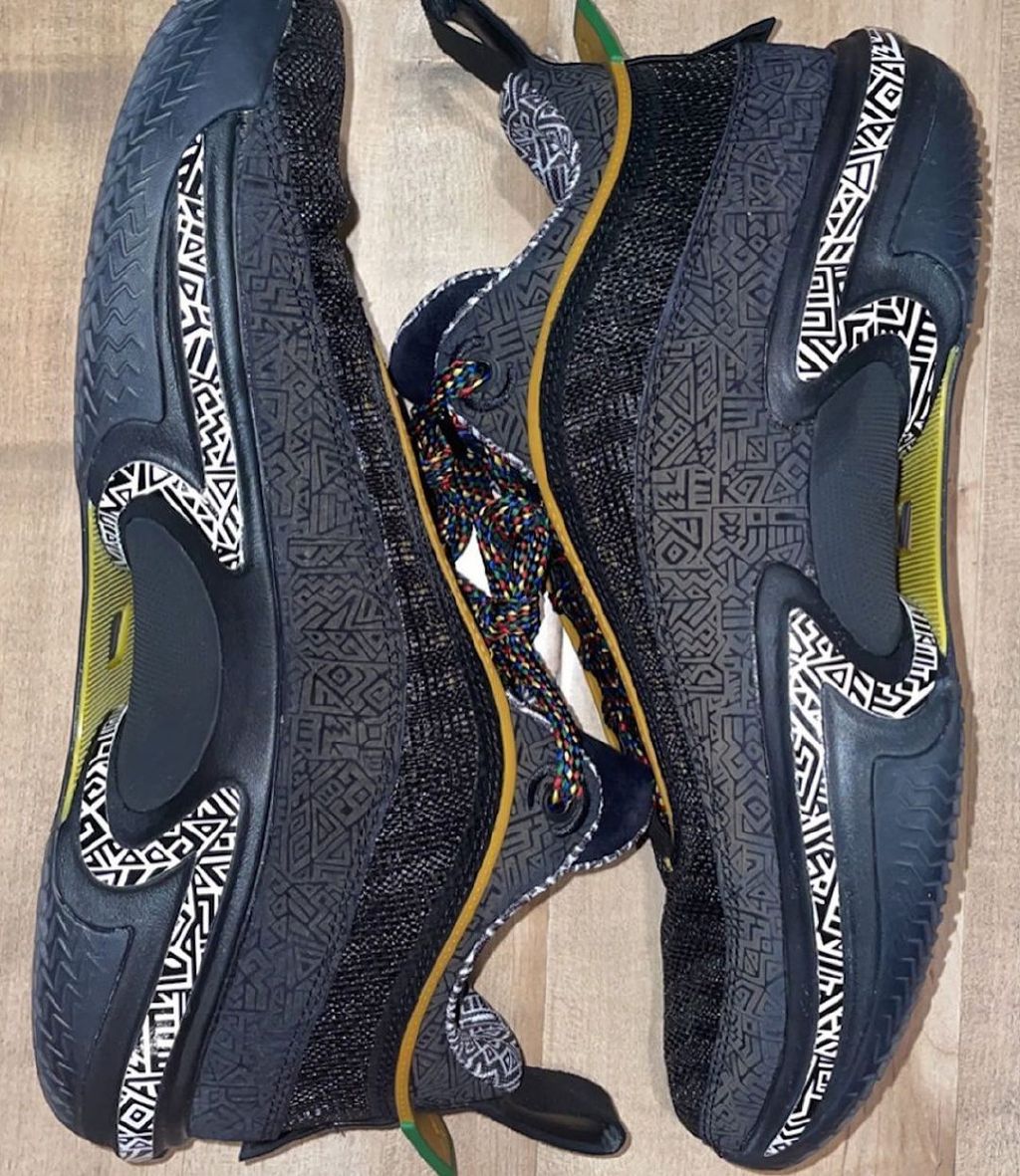 New from Nike!AJ36 multi-color matching exposure Jordan hole shoes hit ...