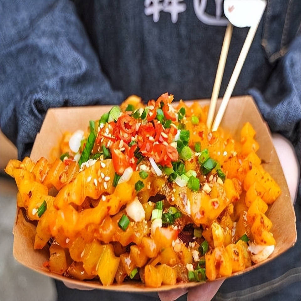 The snack of wolf tooth potato doesn't seem to be popular in the north ...