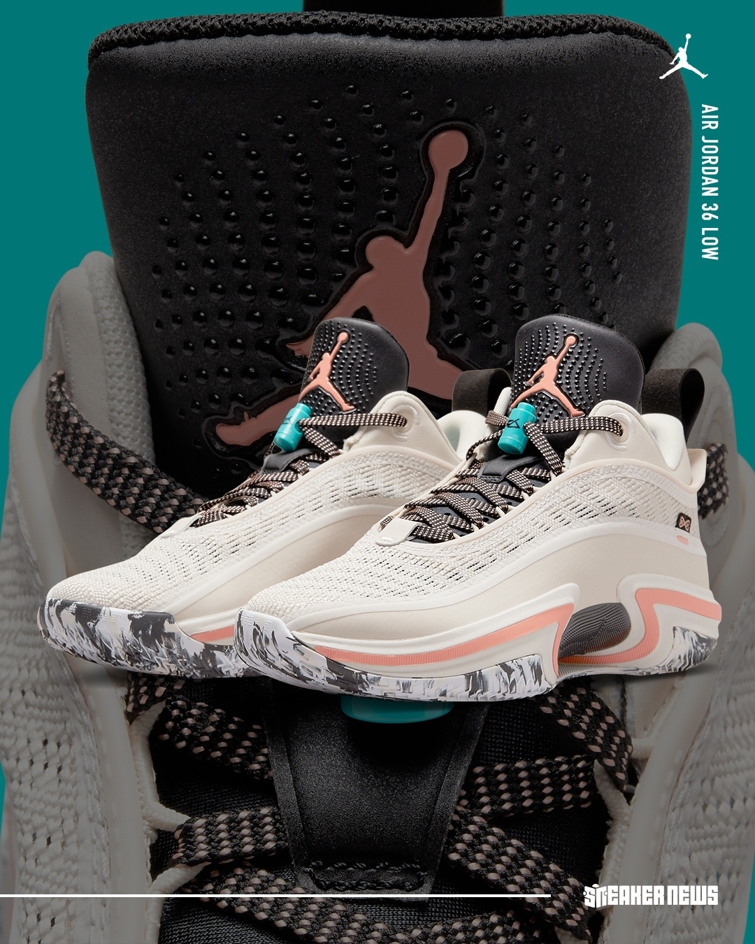 New from Nike!AJ36 multi-color matching exposure Jordan hole shoes hit KD3 all-star color ...