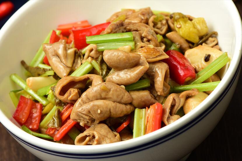 Pig intestines can't be chewed after being fried?Tell you a secret of ...