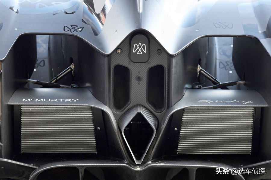 McMurtry, a new car-making force, has two large fans at the rear, and ...