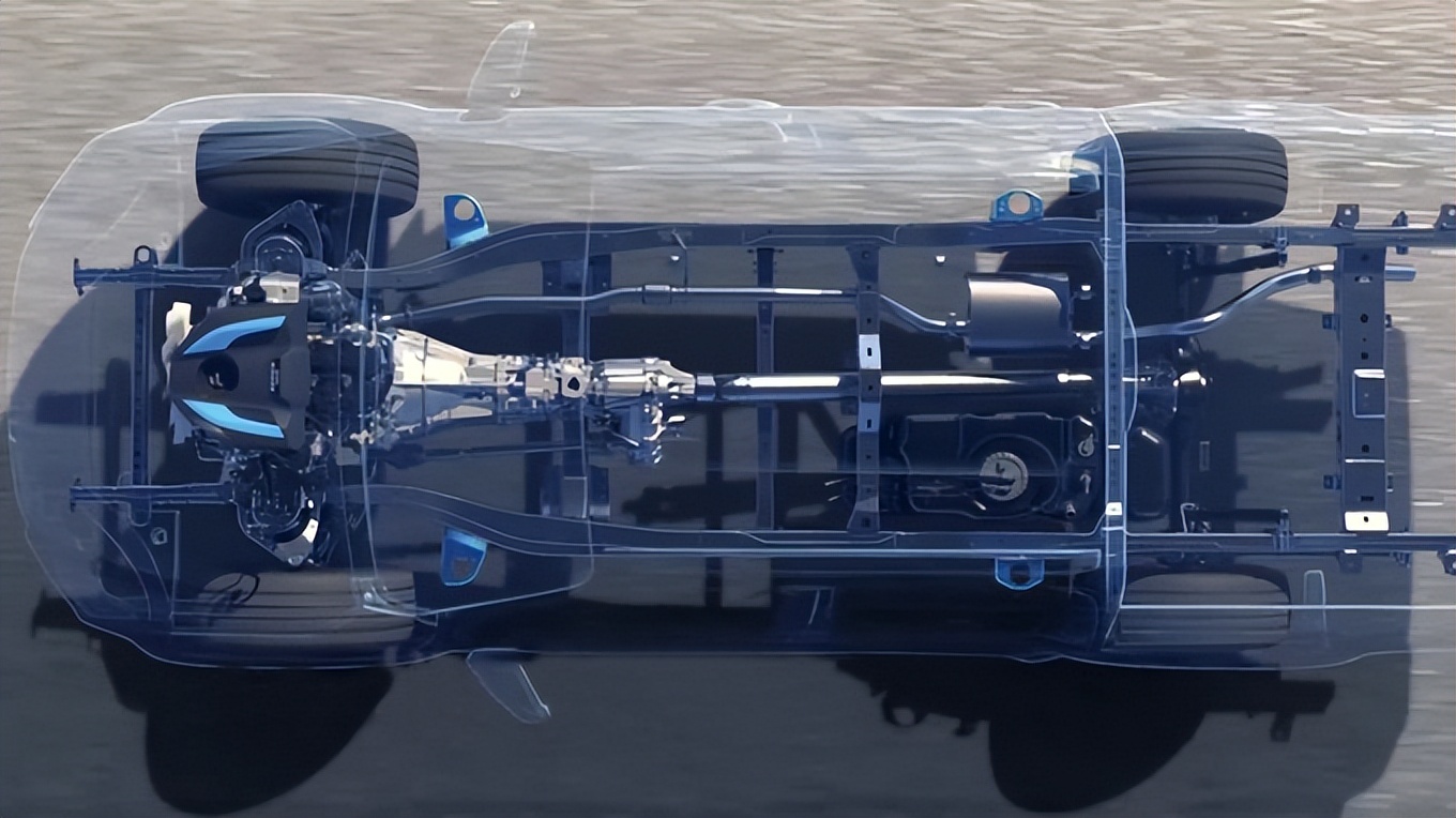 Pickup truck has three body structures: load-bearing, non-load-bearing ...