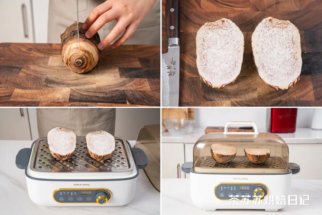 This crispy baked taro puree is easy for me to meet!Soft and sweet ...