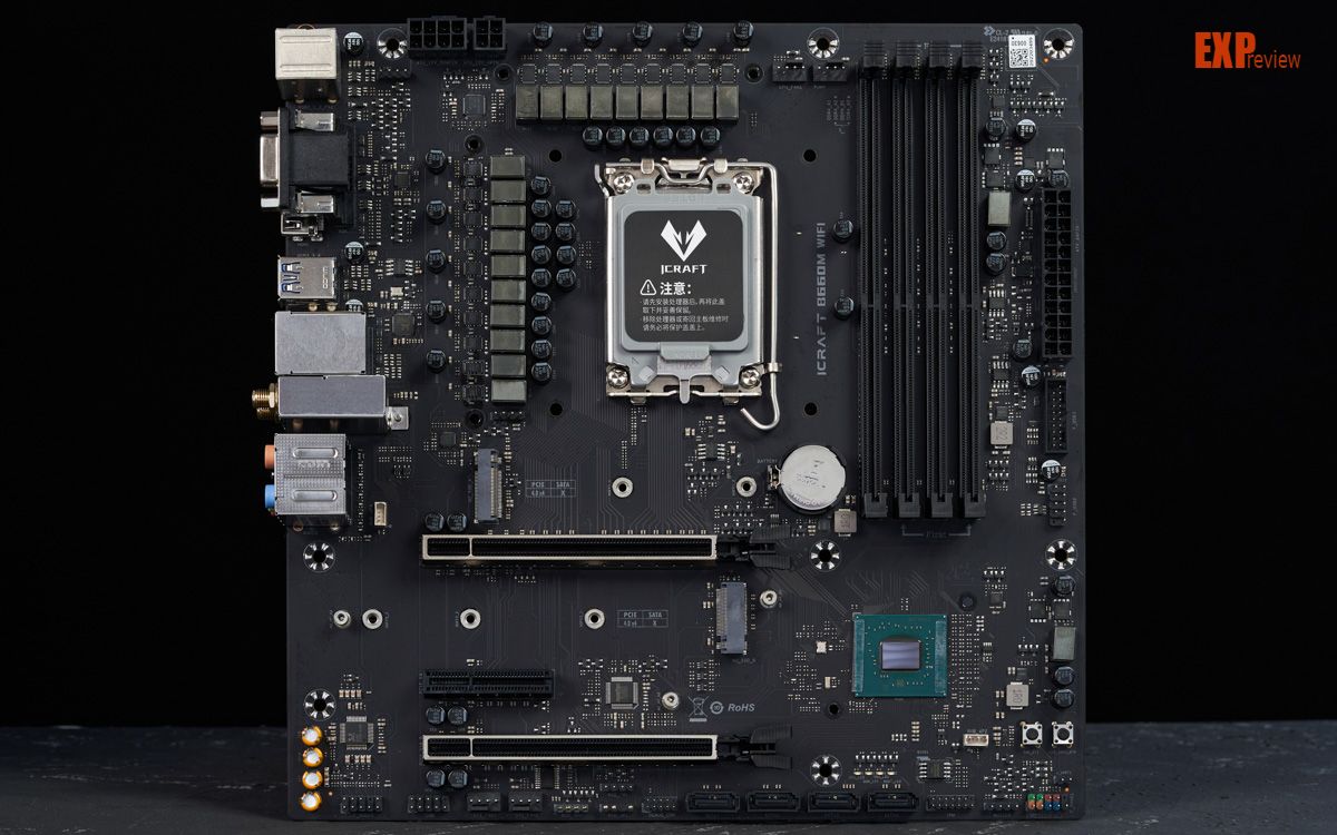 Mingxuan MS-iCraft B660M WIFI motherboard evaluation: 16-phase CPU ...