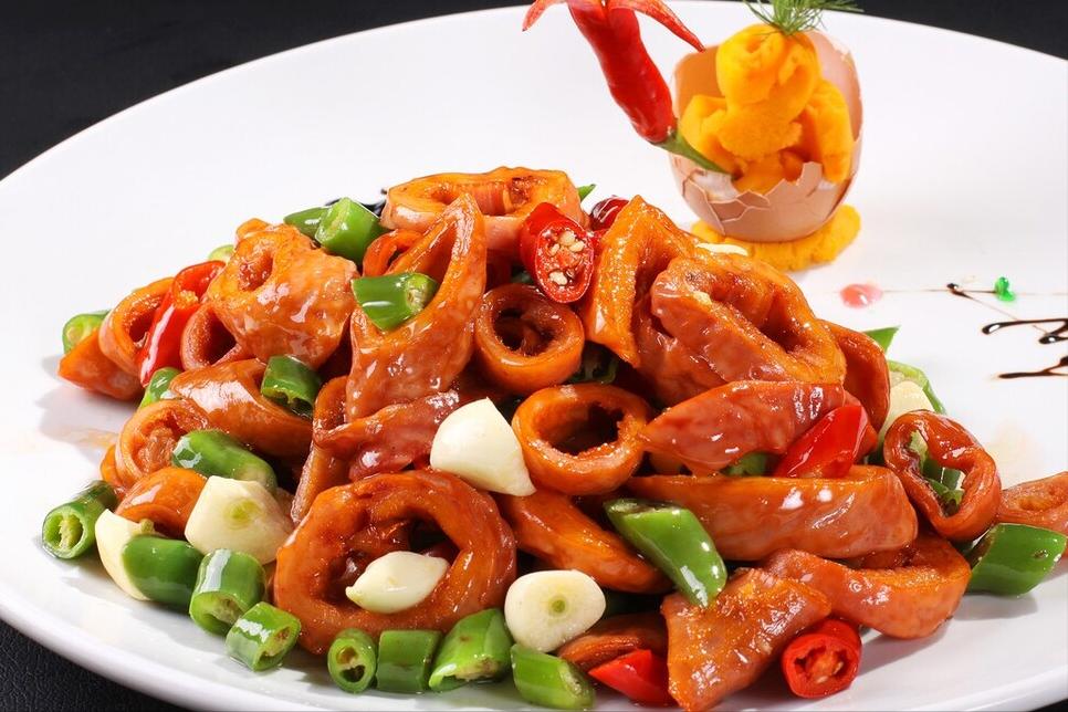 Pig intestines can't be chewed after being fried?Tell you a secret of ...