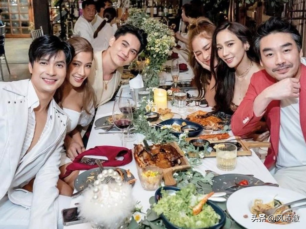Thai star Pooklook held a birthday party for Mike, friend Aump attended with his rich boyfriend ...