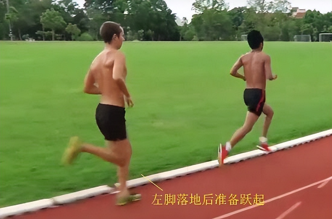 Breakdown of running movements and associated muscle groups - iNEWS