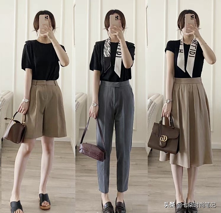 In early summer, you can wear more than one clothes in one basic style ...
