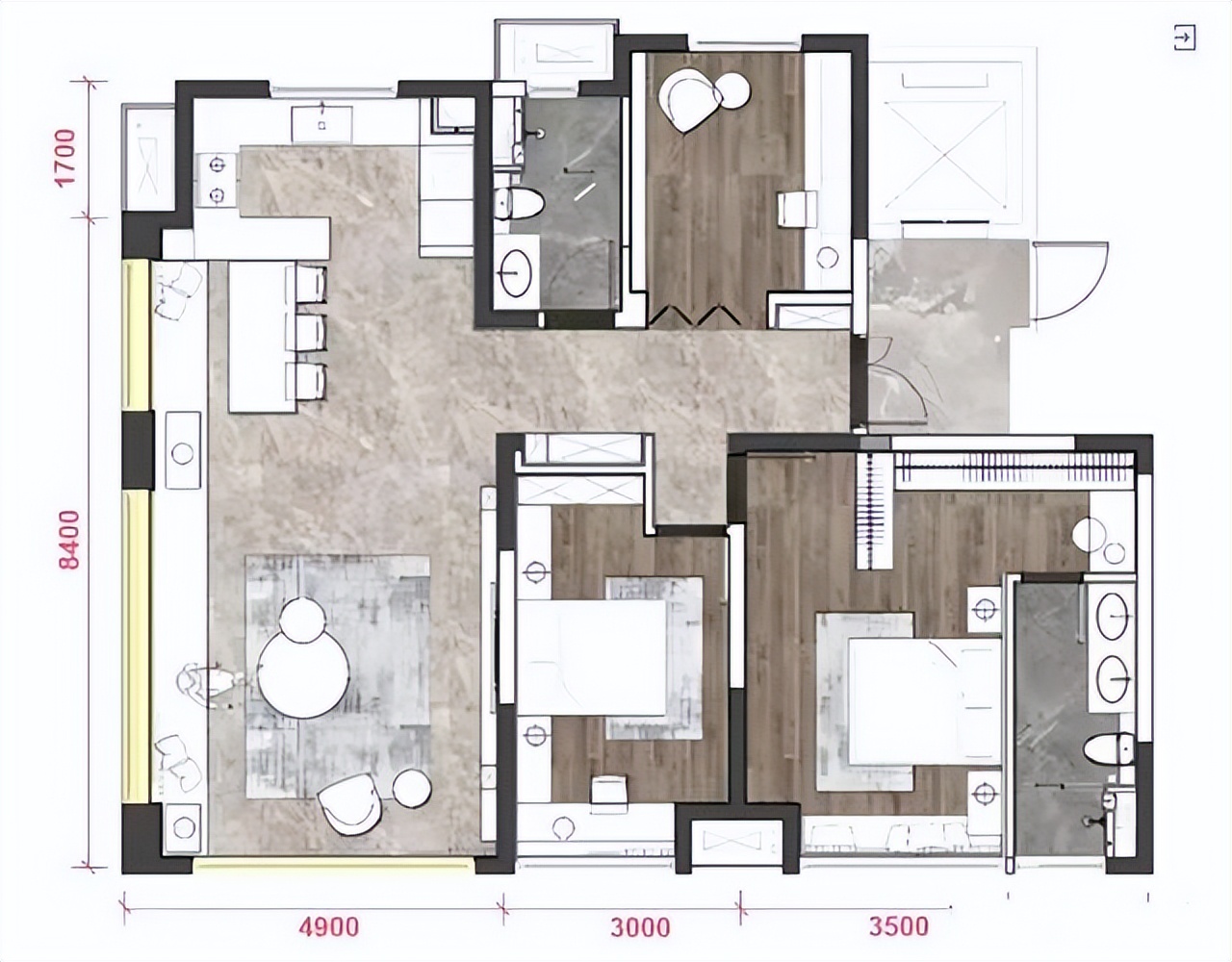 The small apartment with its own viewing side hall is so fresh - iNEWS