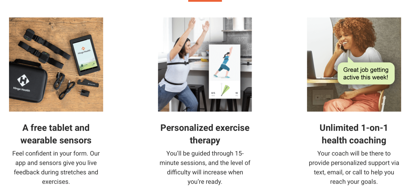 Digital Therapy - Musculoskeletal Pain Therapy Hinge Health - iNEWS