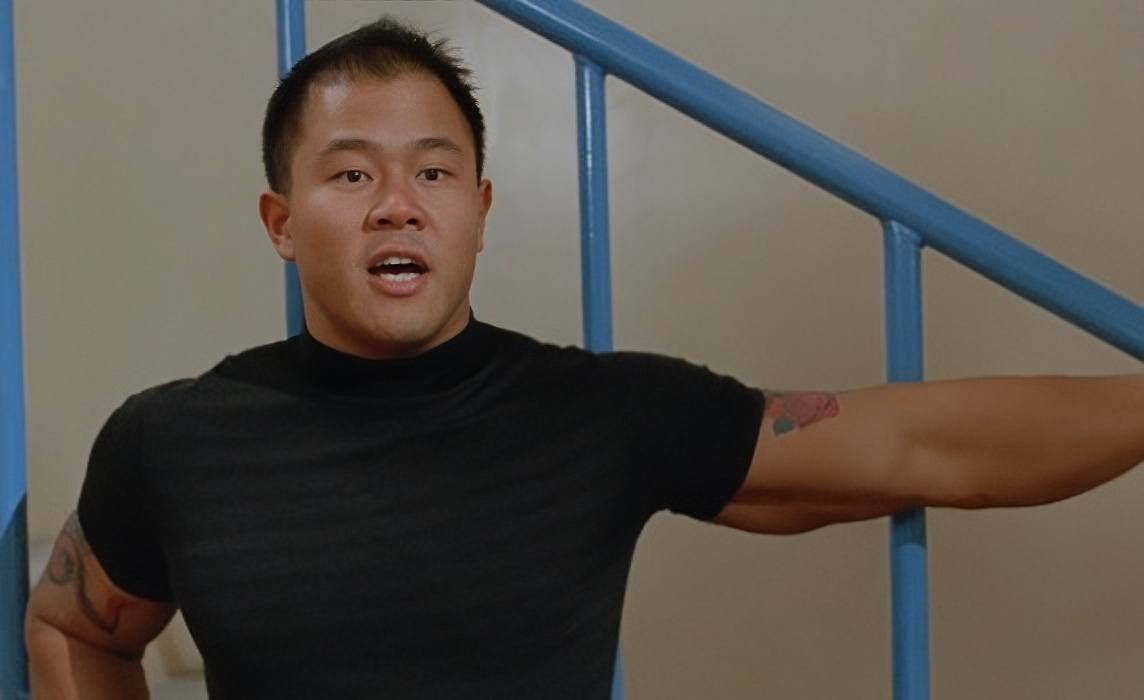 Hong Kong film muscular man Chen Zhiliang, who played the role of King of Power and became ...