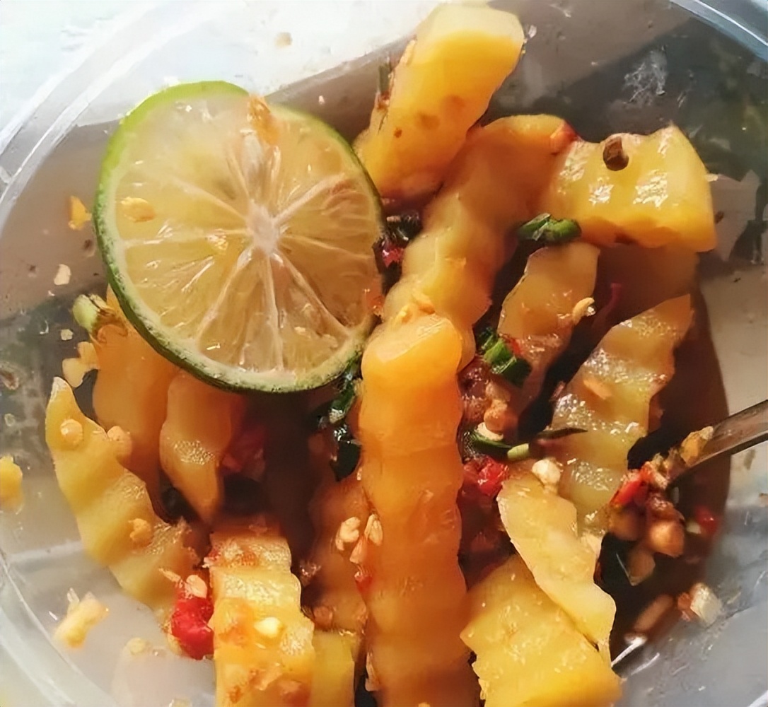 The snack of wolf tooth potato doesn't seem to be popular in the north ...