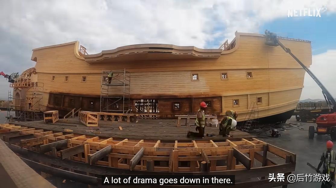 Netflix builds massive wooden real ships for 'One Piece' live-action ...