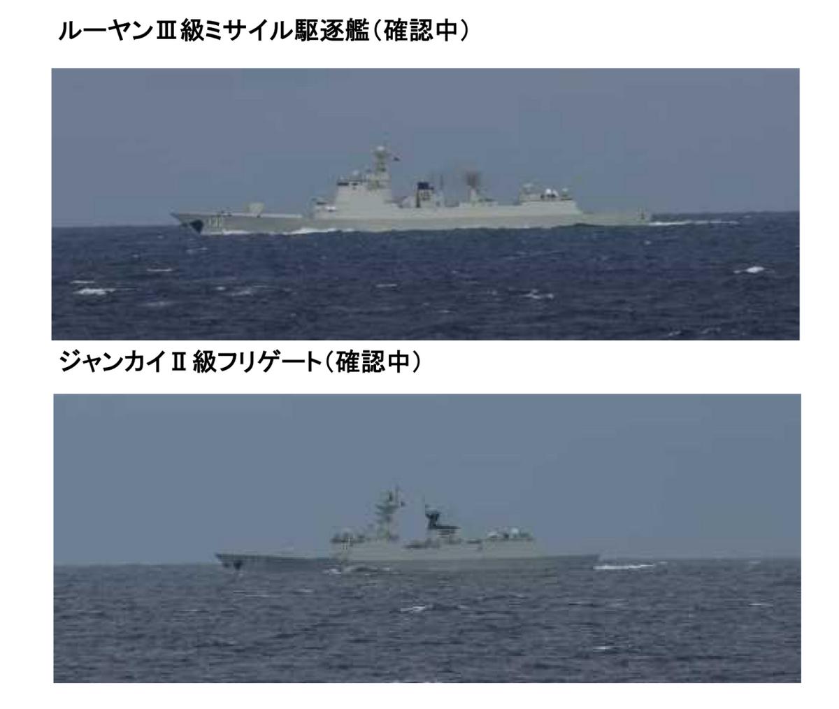 The U.S. nuclear war command plane arrived in Japan, the Miyako Strait ...