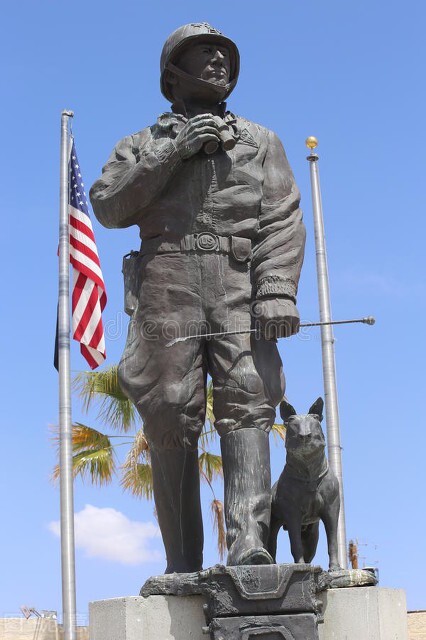 Patton wearing a German helmet - iNEWS